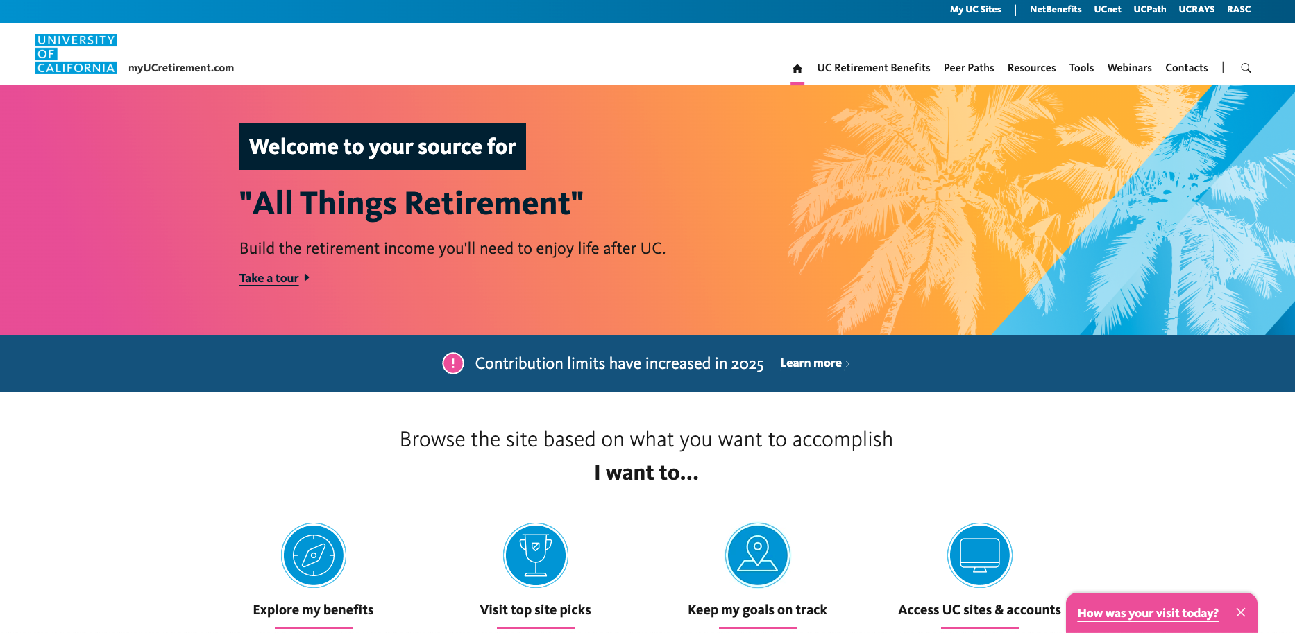 Discover the redesigned myUCretirement.com — built just for you | UCnet